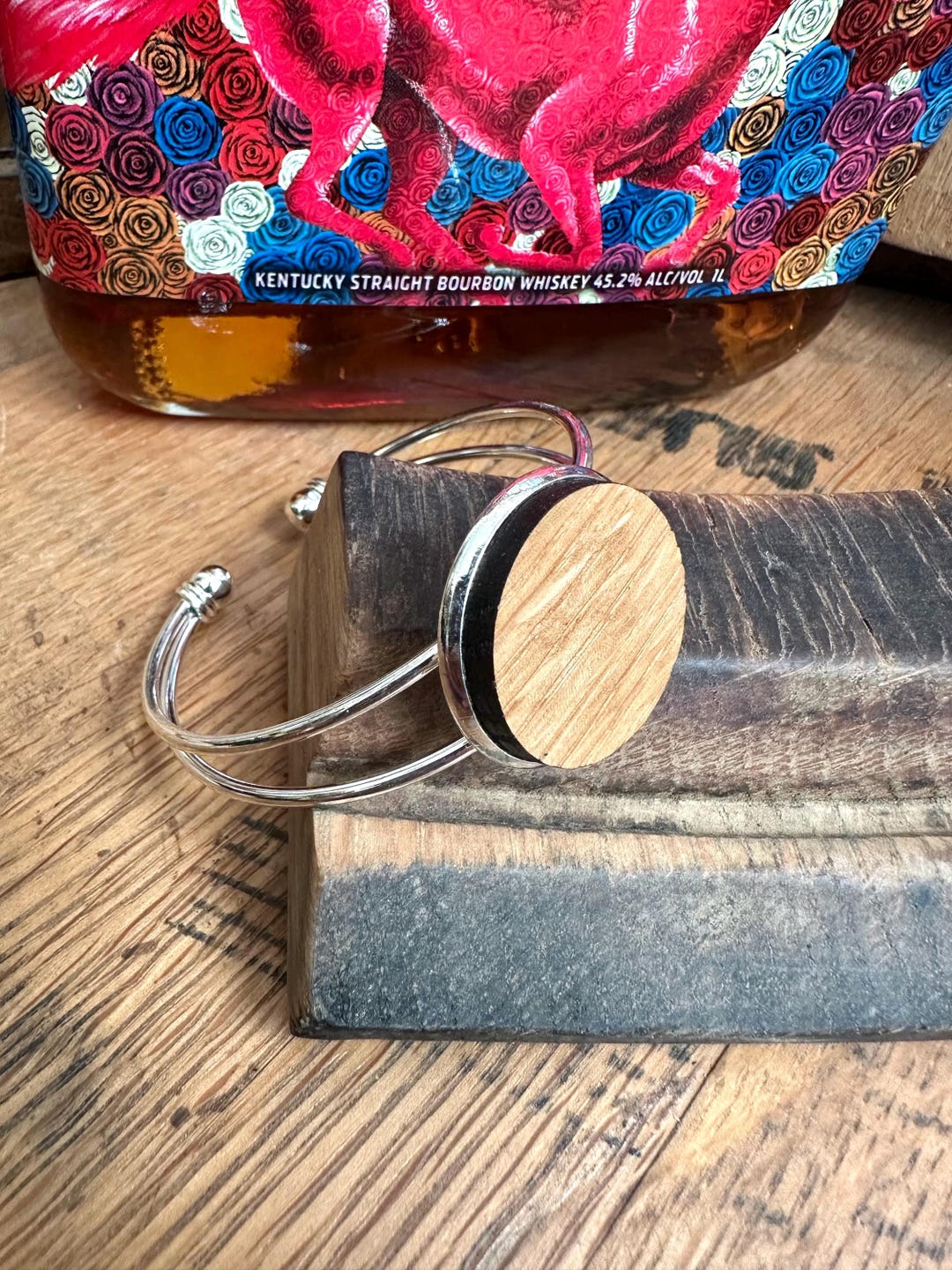 Kentucky Bourbon Barrel Cuff Bracelet. Made From Reclaimed Bourbon ...