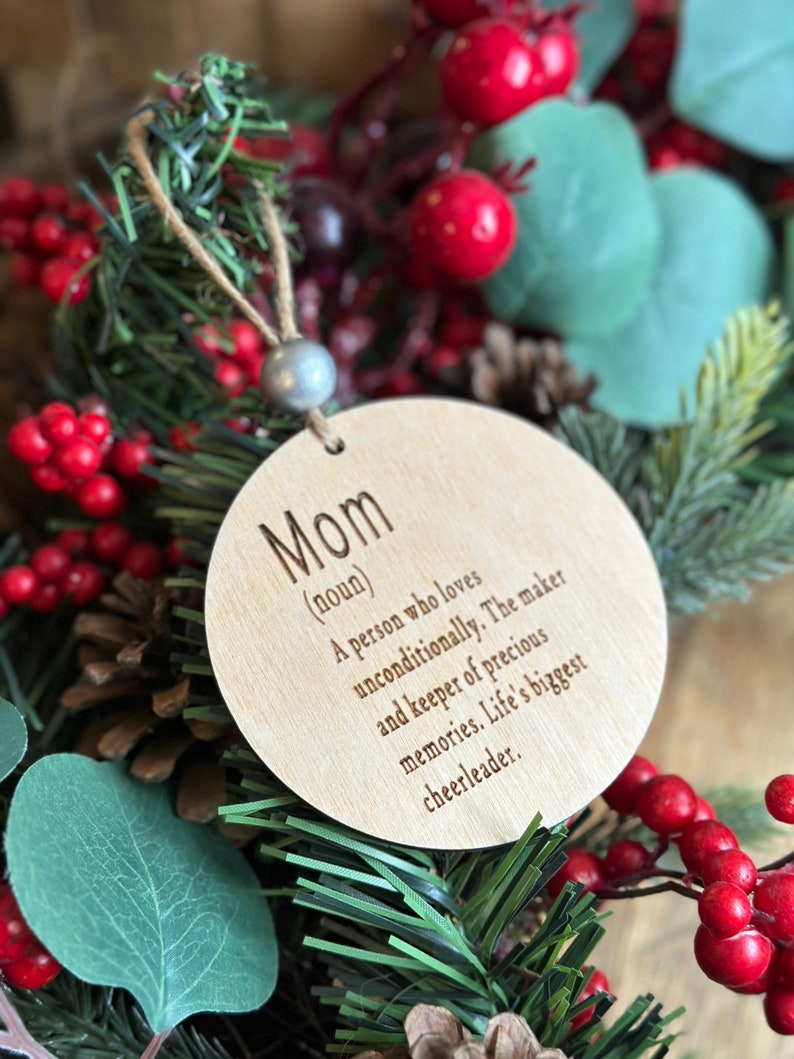 Mom Definition Ornament Custom Mom Ornament Personalized - Etsy