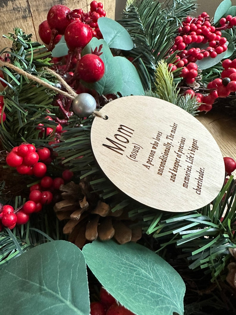 Mom Definition Ornament Custom Mom Ornament Personalized - Etsy