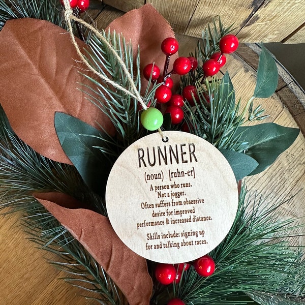 Runner Ornament - Etsy