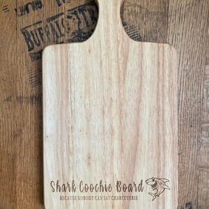 Shark Coochie Board: Funny Bamboo Charcuterie Board - Etsy