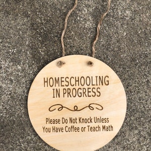 CUSTOMIZABLE Homeschool Distance Learning Front Porch Sign - Etsy
