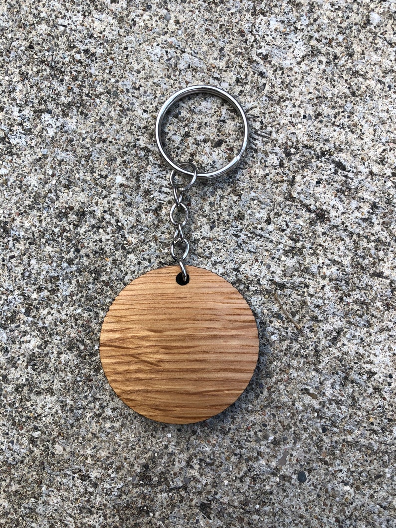 Custom Wood Business Logo Keychains Made From Reclaimed - Etsy