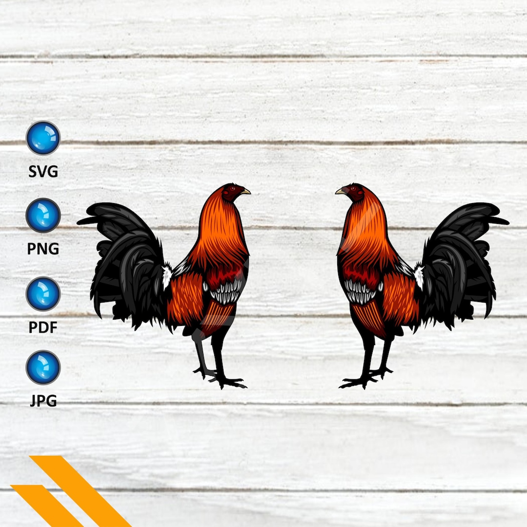 Silueta de gallo SVG - Etsy España