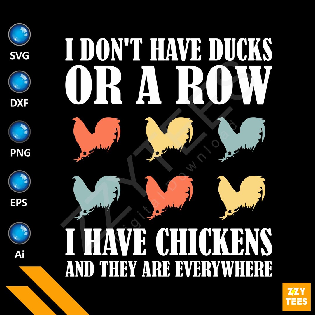 Funny Chicken Chicken Cutfile Chicken Quote Rooster - Etsy