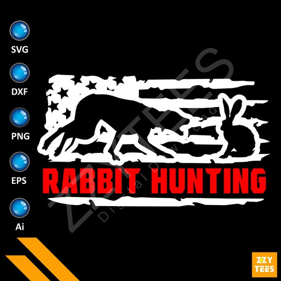 Patriotic Hunting Dog Svg US Flag Svg Wild Rabbit Hunting - Etsy