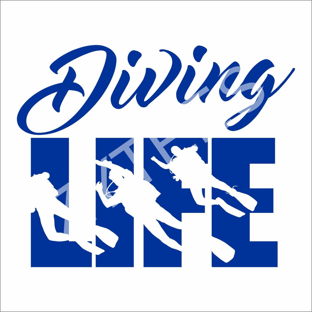 Diving Svg File - Etsy