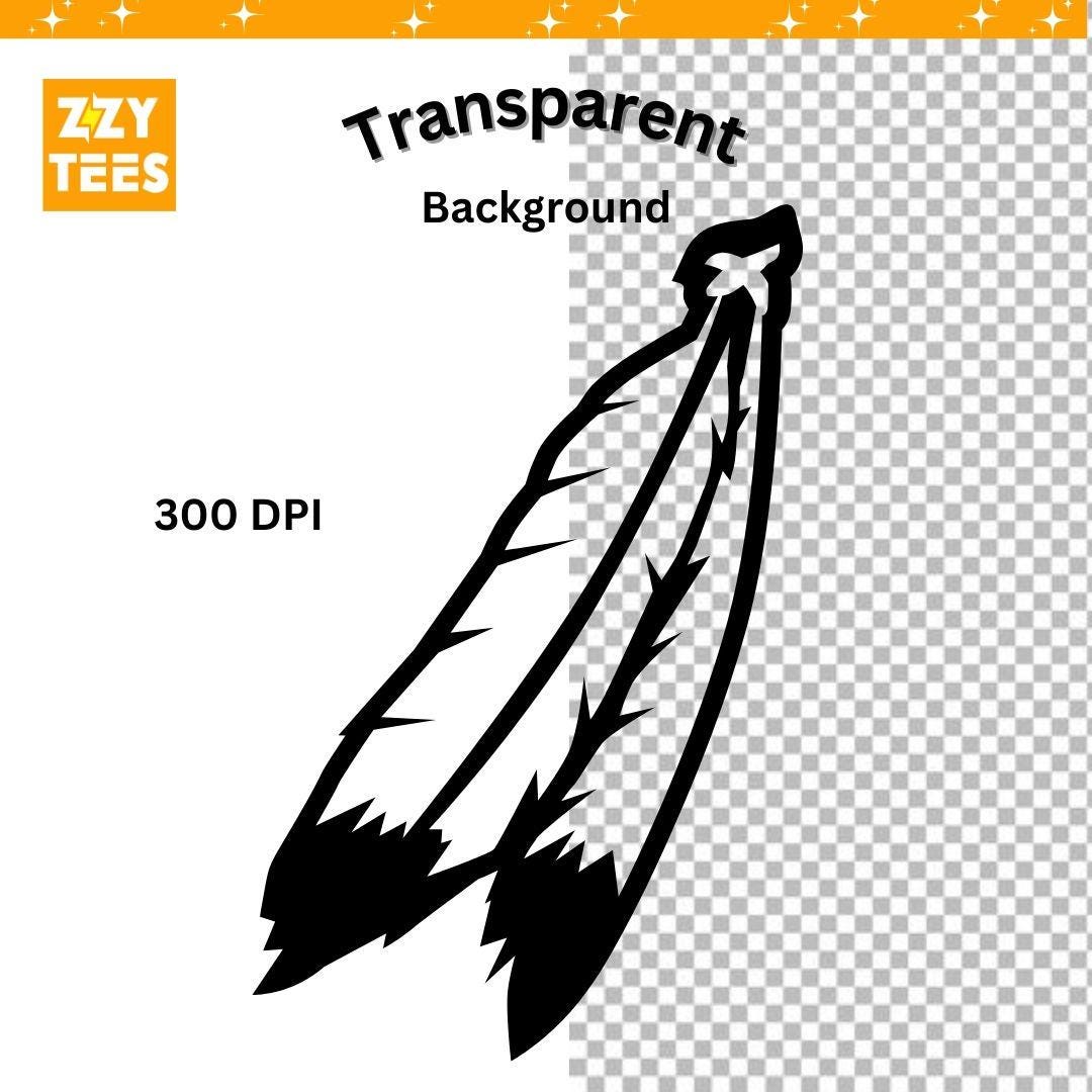 Indian Feather Outline