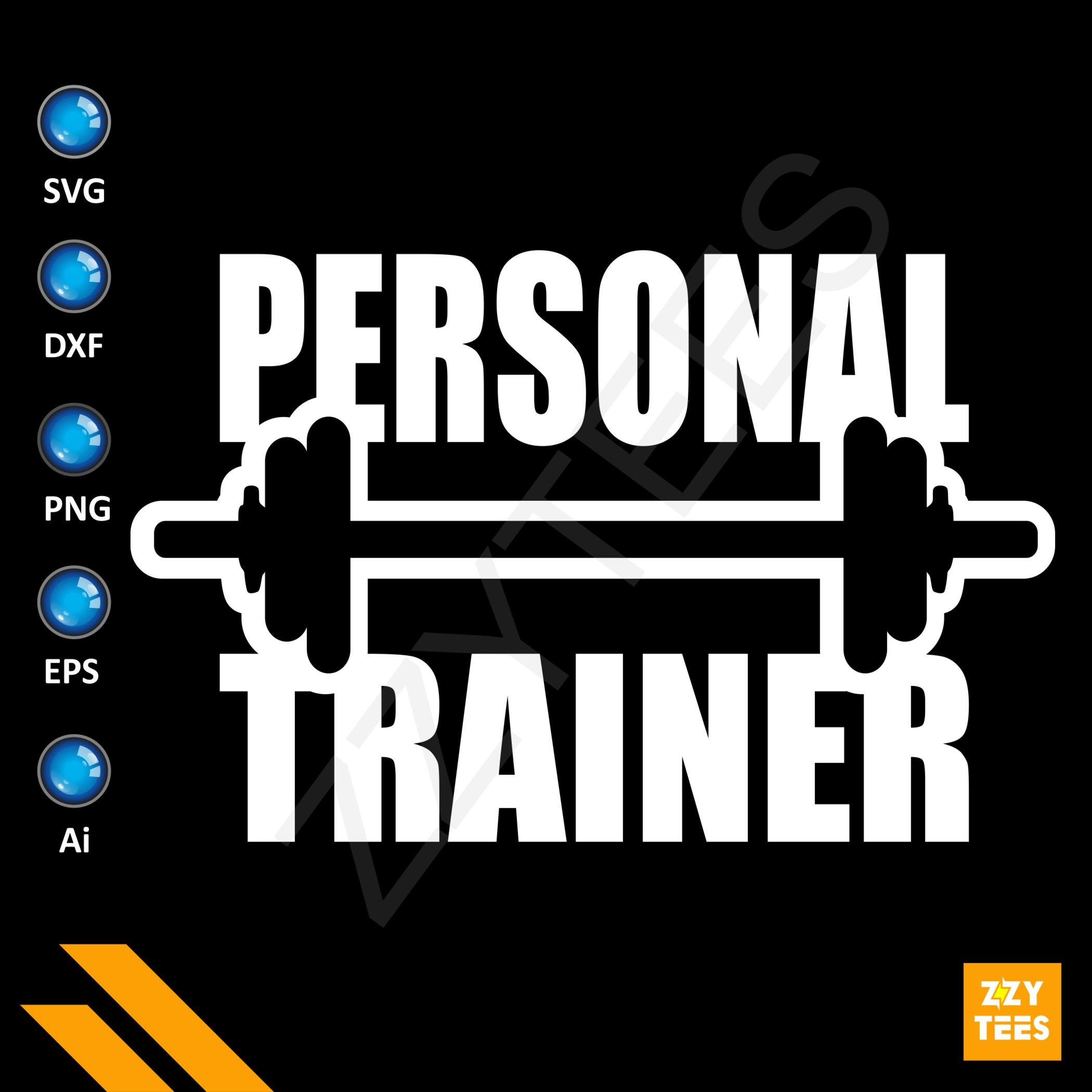 Cool Personal Trainer Fitness SVG PNG Coach Svg Trainer | Etsy