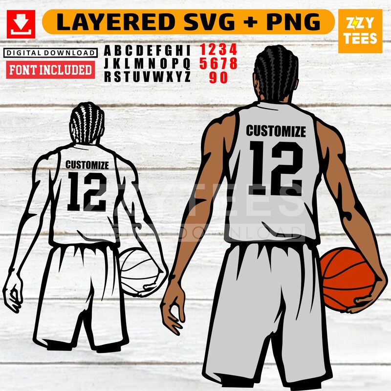 Basketball Player Svg - Etsy