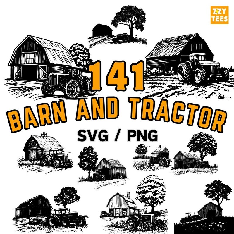 Farm Scene - Etsy