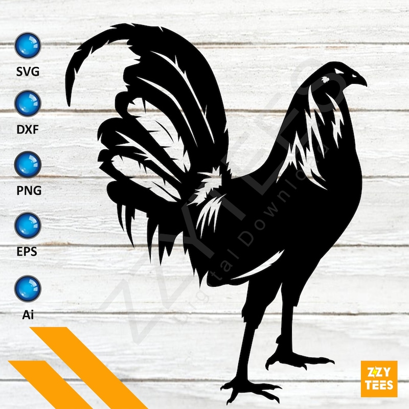Rooster Svg - Etsy