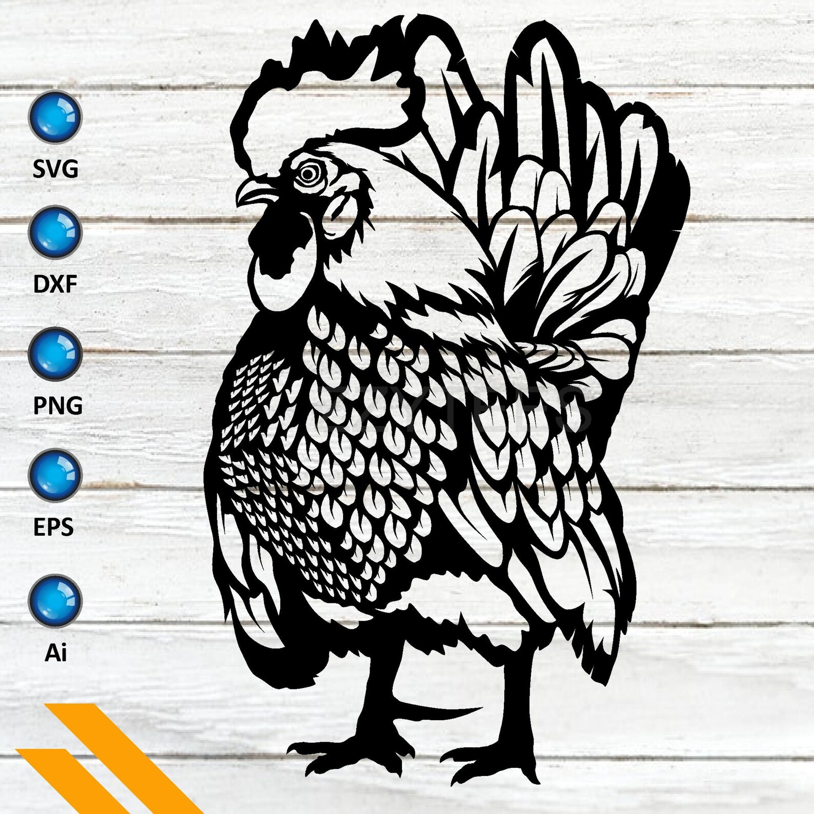 Micro Chicken SVG File Bantam SVG - Etsy