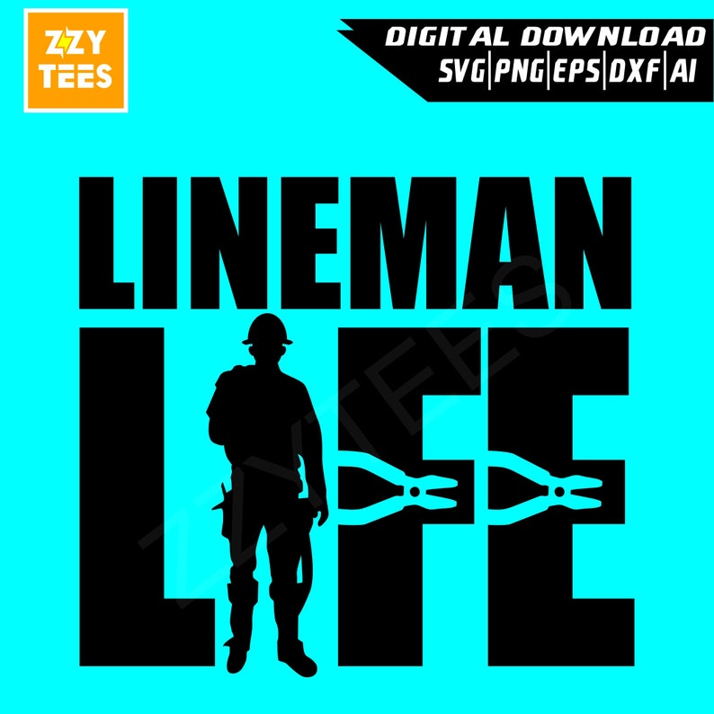 Amazing Power Lineman Life Linemen SVG Electric Lineman for - Etsy