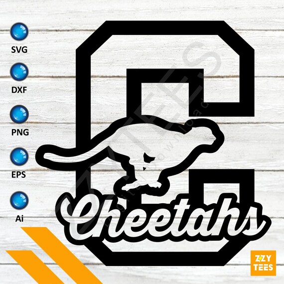 Letter Designs Cheetahs Svg Cutter File Cheetah Svg | Etsy