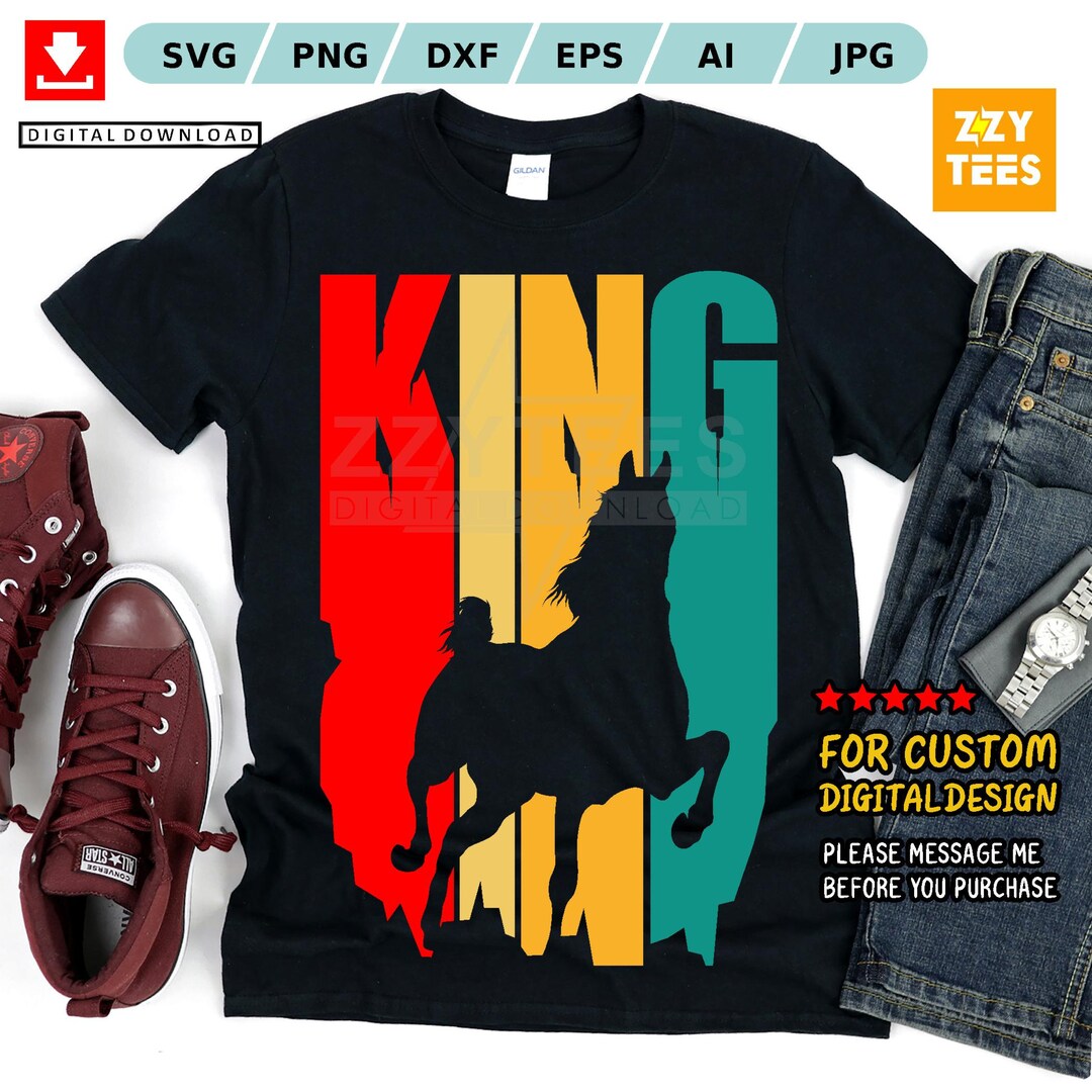 King Horse Racing Rey Svg, Rey Caballo, Caballo de Carreras, Arte ...