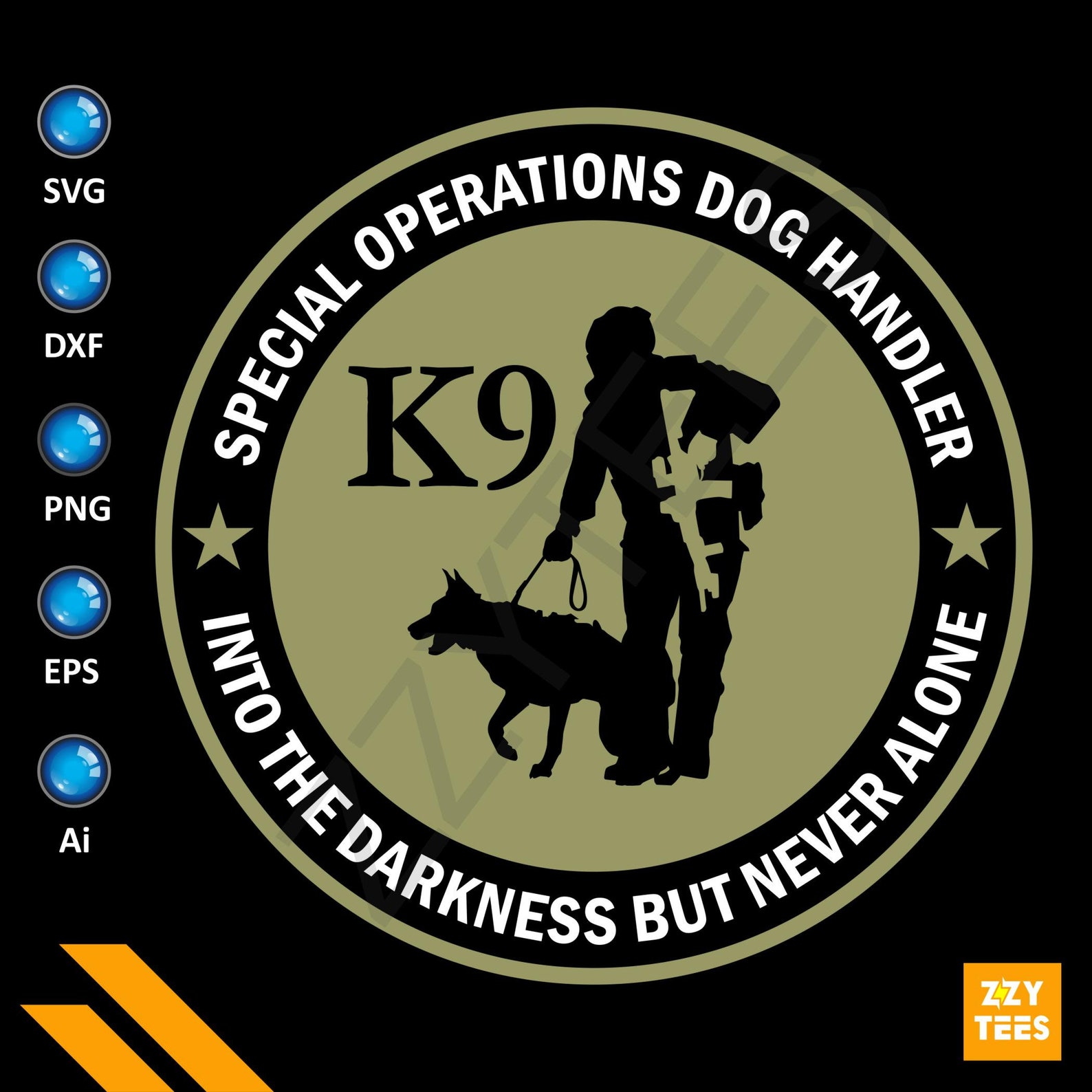 Special Operations Dog Handler SVG PNG German Shepherds Svg - Etsy
