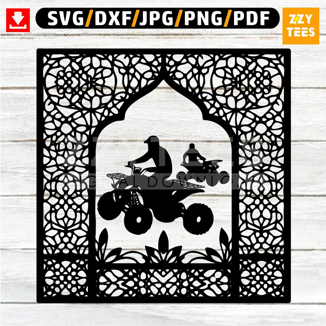 ATV Decorative Metal Design Digital Gate Grill Dxf Panel Partition ...