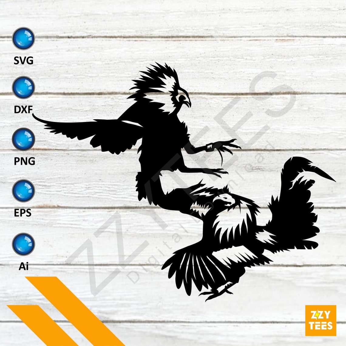 Cockfighting Game Fowl Clipart Svg Gamefowl SVG Rooster | Etsy