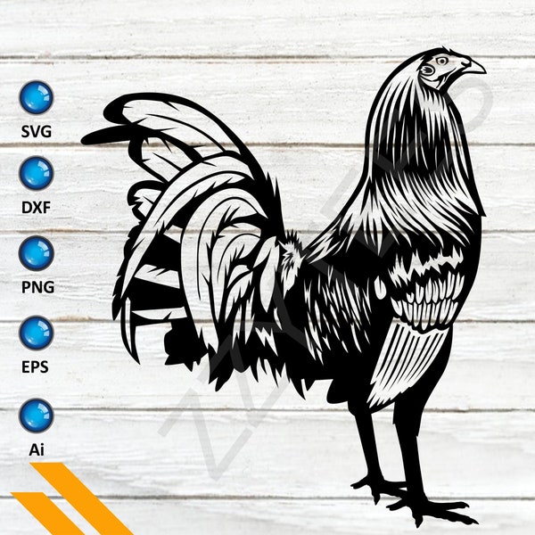 Rooster Decals - Etsy
