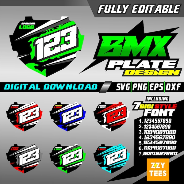 Racing Number Font - Etsy