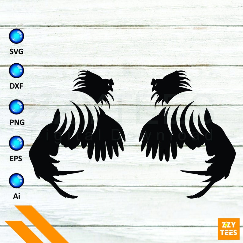 Pet Supplies Urns & Memorials Rooster SVG Gamefowl SVG Chicken Hunter ...