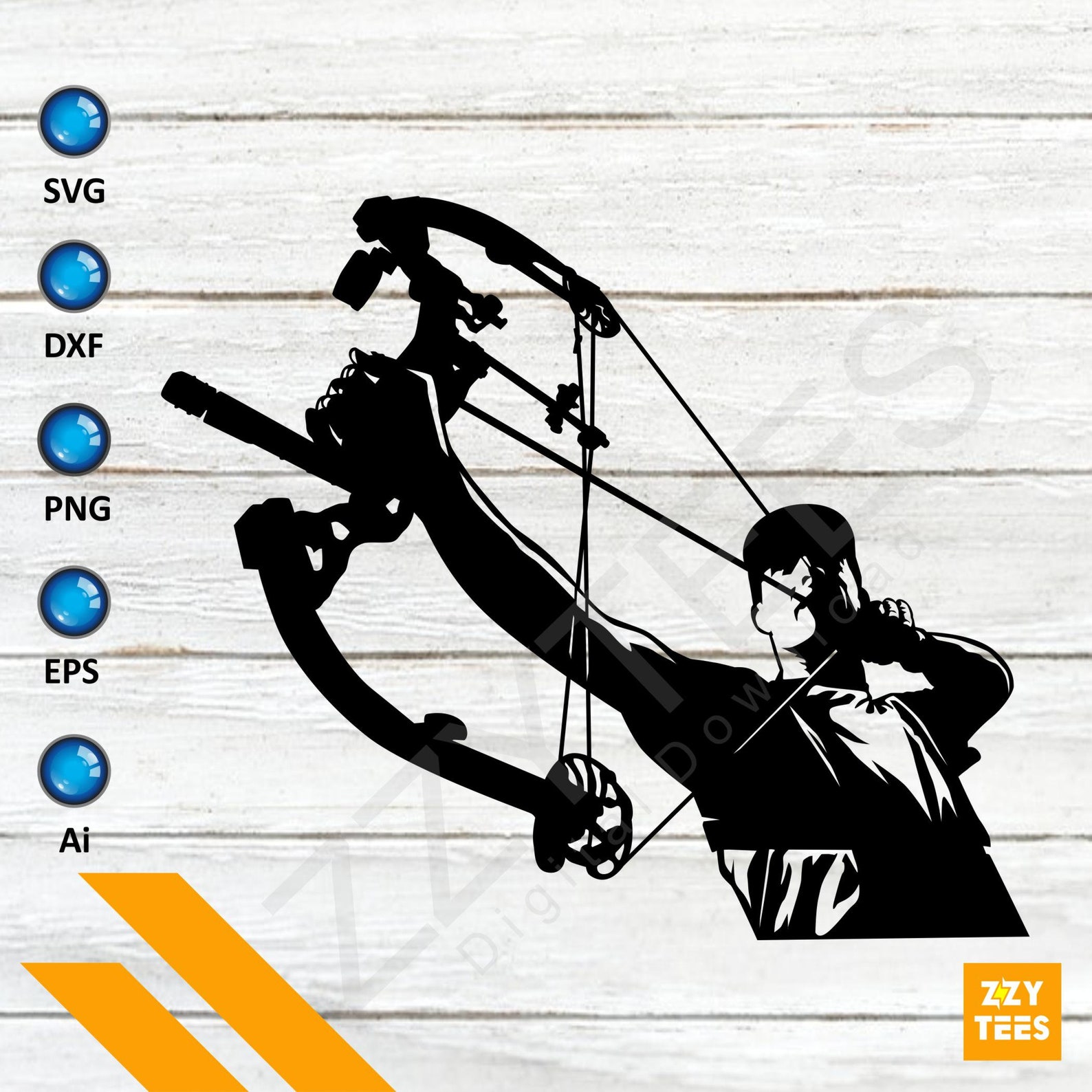 Cool Bow Hunter SVG Bow Hunting Svg Hunting Hunting Svg - Etsy