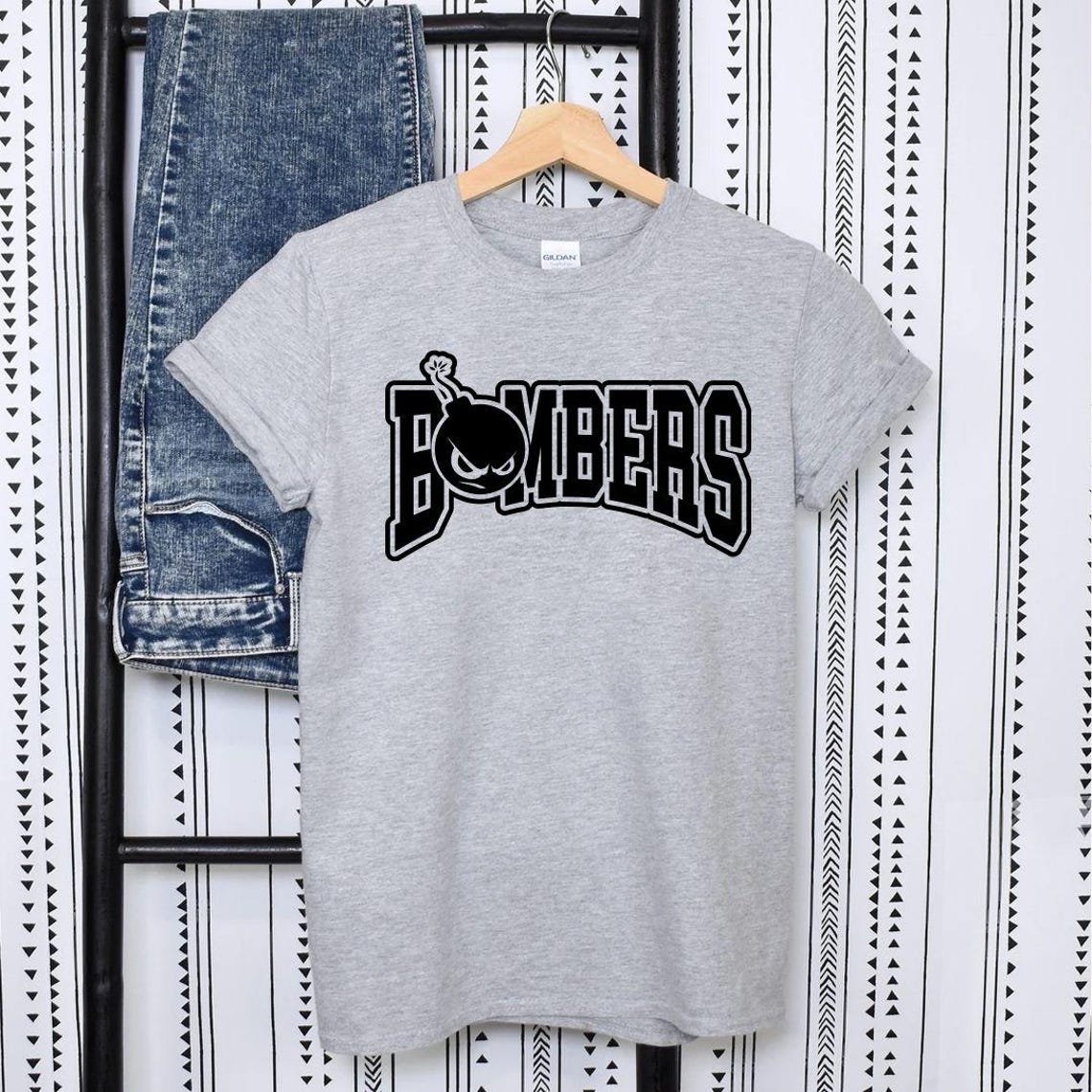 Bombers Mascot SVG | School Spirit Team Logo | Cricut Sport Cut File ...