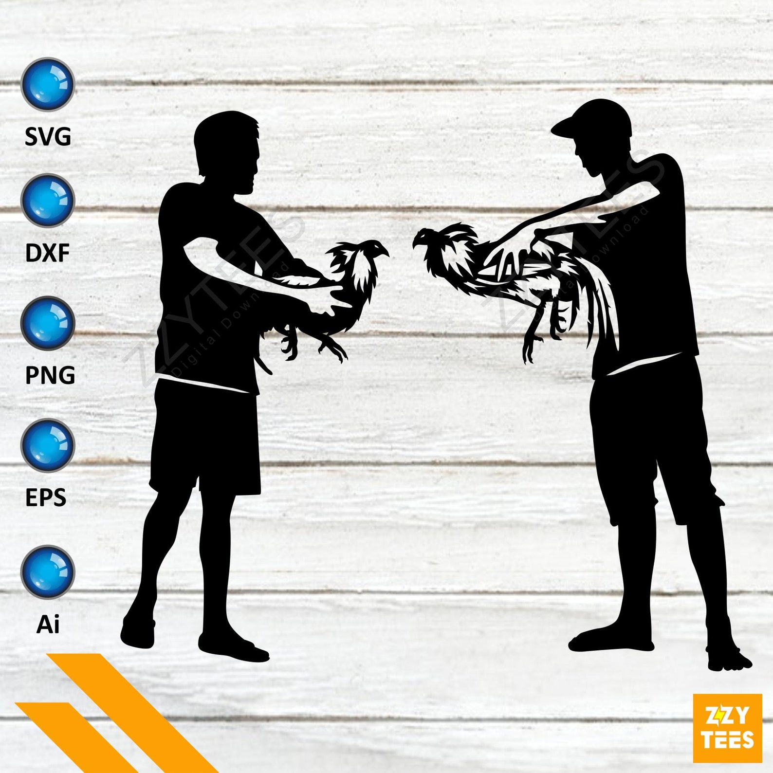 Amazing Cockfighting Men Svg Png Gamefowl SVG Rooster SVG | Etsy