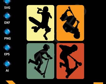 Scooter Stunt Svg - Etsy