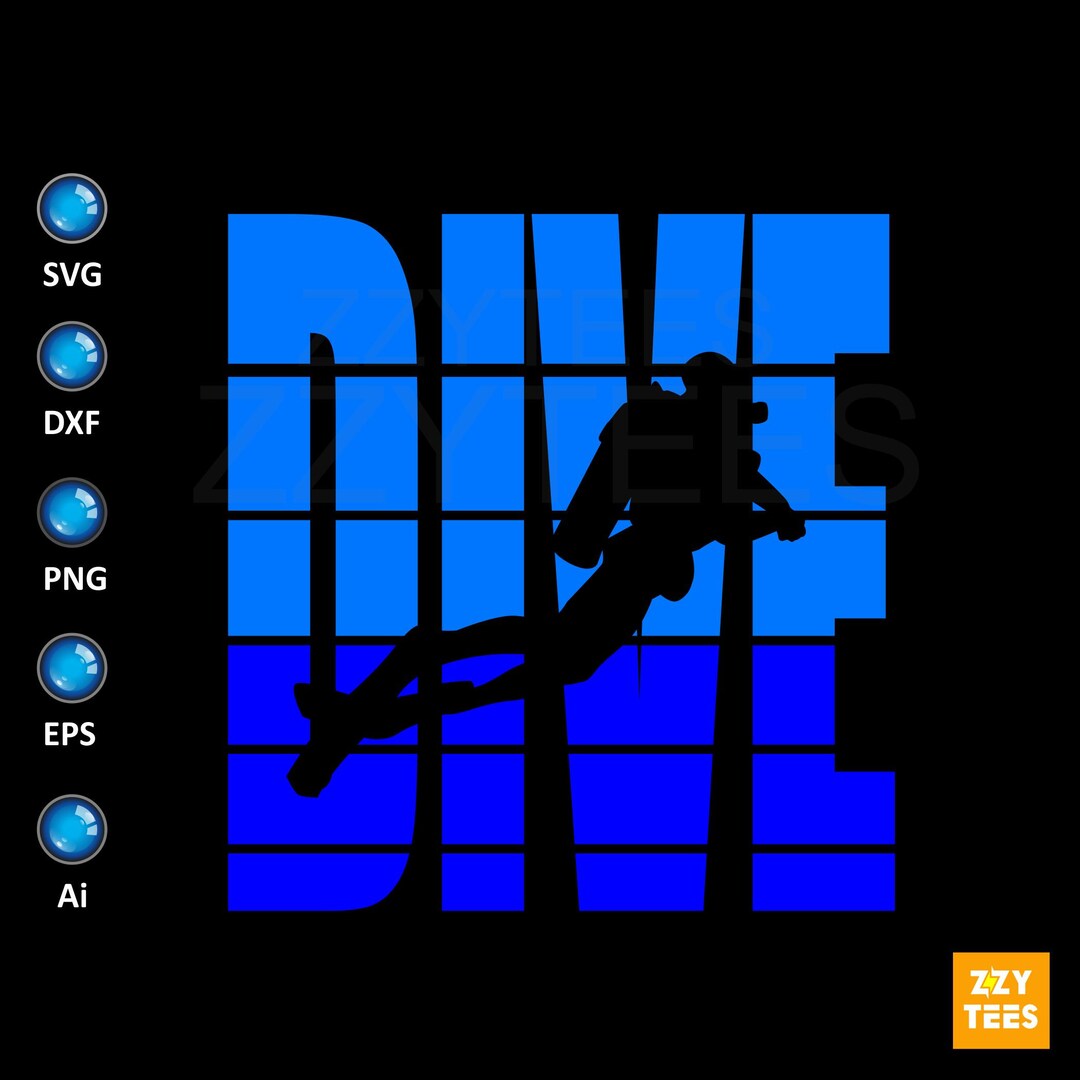 Creative Dive Clipart Diving Svg, Swimming Svg, Svg Cut File, Files for ...