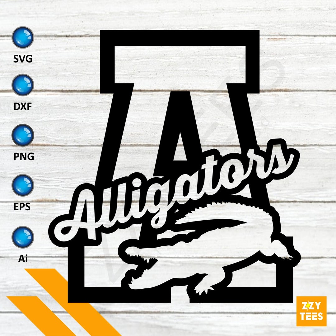 Rugged Alligator SVG: Scalable Vector for Cricut Digital Downloads - Etsy