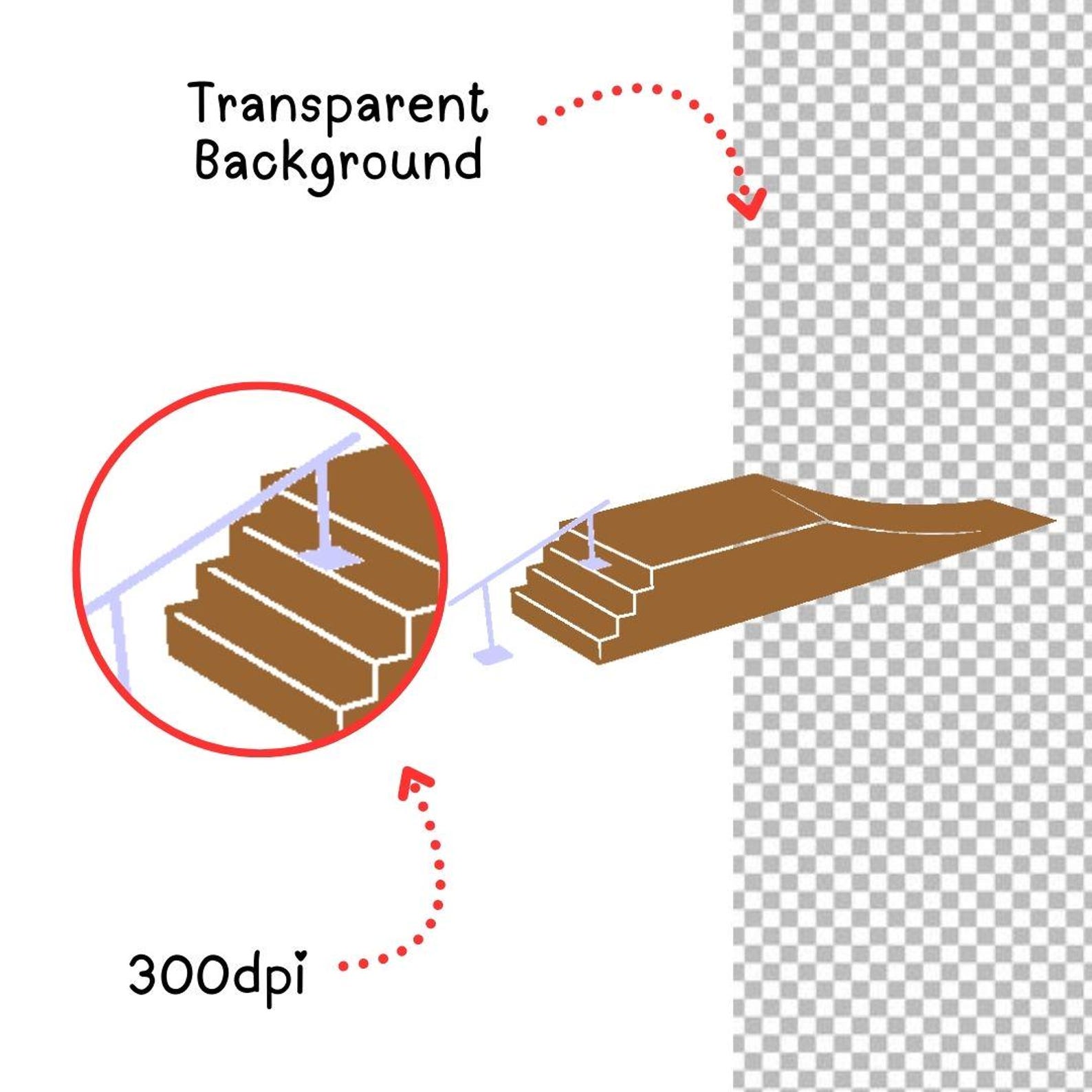 Skatepark Ramp SVG Bundle | Skateboard Obstacle Clipart (digital ...