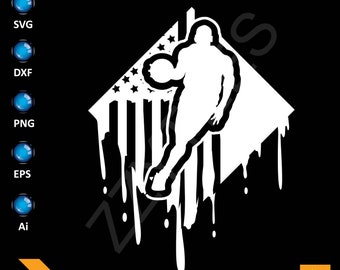 Drip Basketball Svg - Etsy