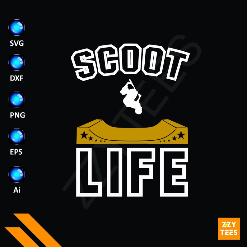 Scoot Life SVG Scooter Stunt Electric Scooter Scooter Svg - Etsy
