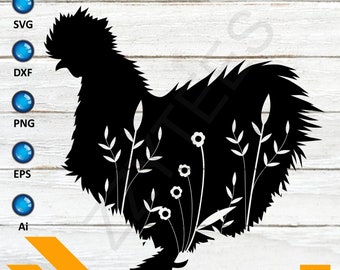 Wild Flower Silky Chicken Fluffy Chicken Cute Chicken - Etsy