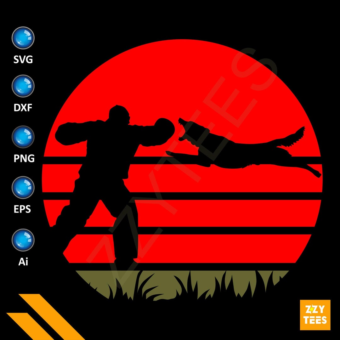 Sunset Silhouette: K9 SVG PNG Design Download - Etsy