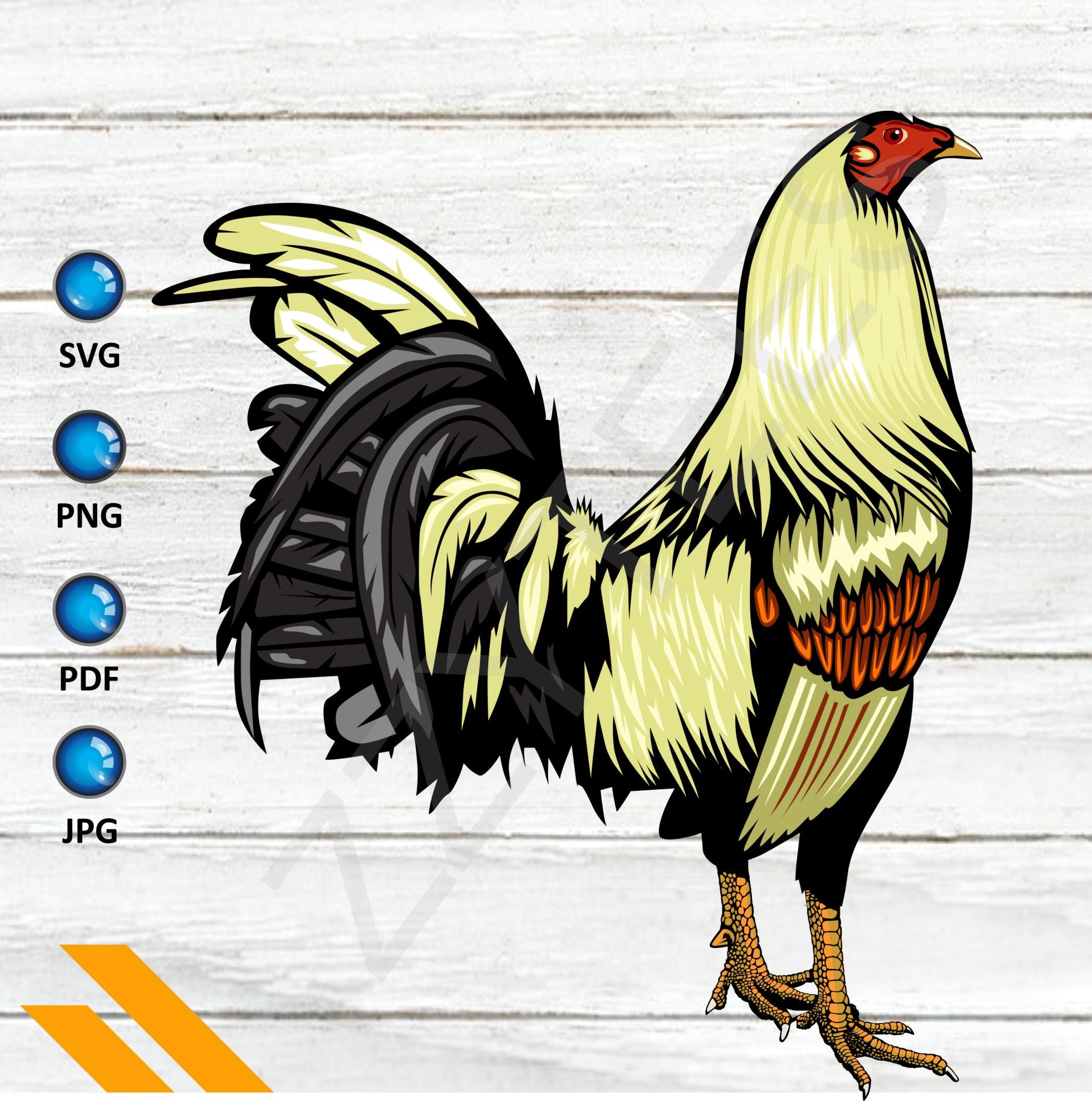 Light Gold Rooster SVG Chicken Cutfile Rooster Design - Etsy Singapore
