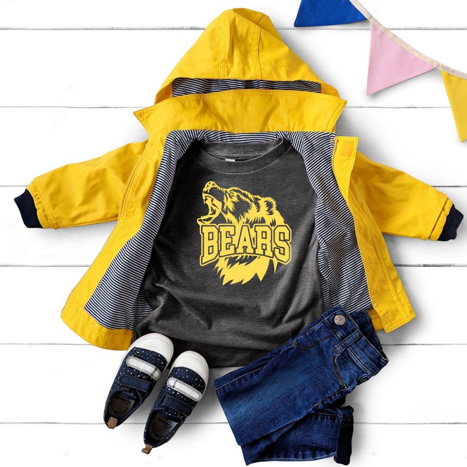 Bears Mascot SVG | School Spirit Shirt Design | Cricut Team Clipart ...