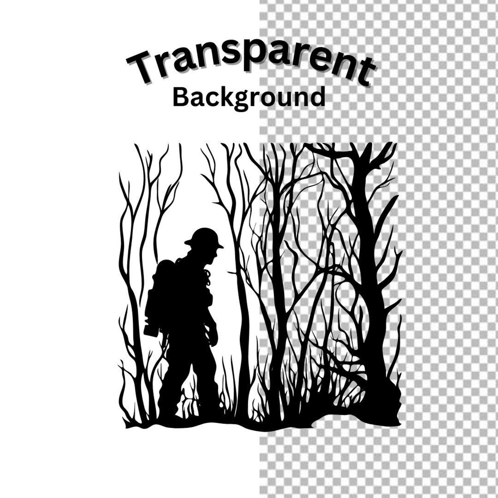 711 Forest Firefighter Scene SVG Bundle | Wildfire Clipart (digital ...