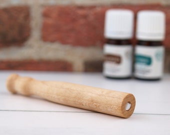 Wood Essential Oil Inhaler - Etsy