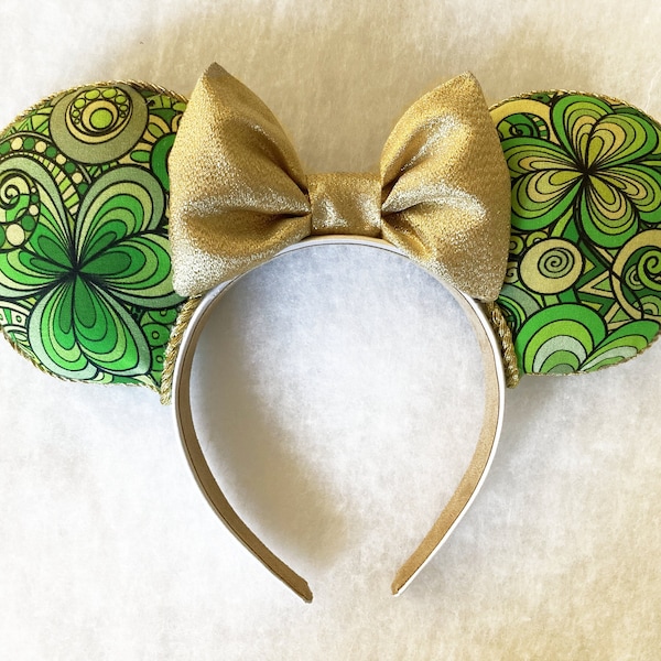 Mickey Mouse St Patrick Ears - Etsy