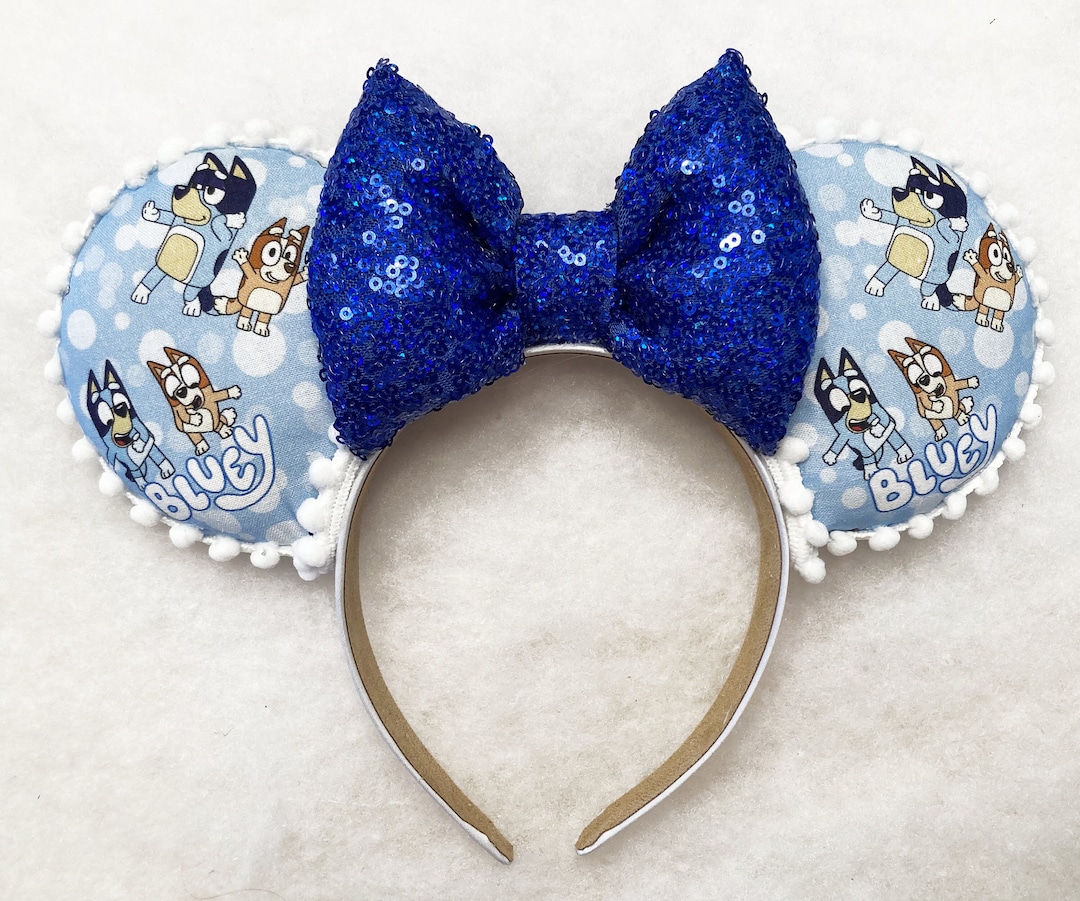 Bluey Mouse Ears, Mouse Ears, Bingo Ears, Bluey and Bingo, Bluey Disney ...