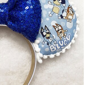 Bluey Mouse Ears, Mouse Ears, Bingo Ears, Bluey and Bingo, Bluey Disney ...