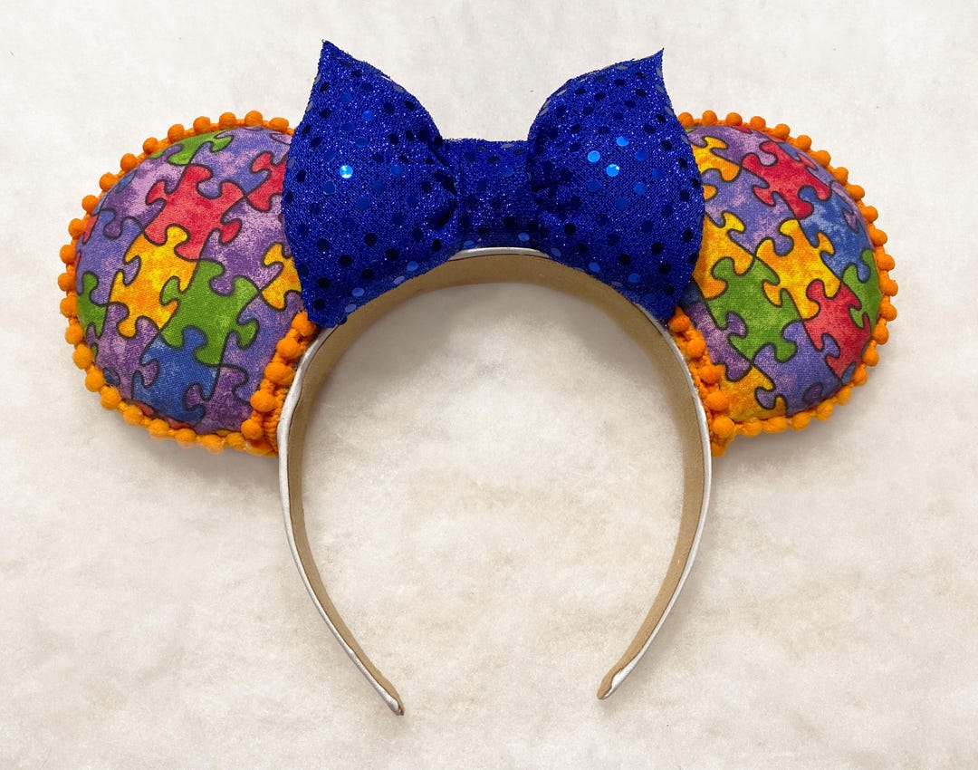 Autism Awareness Mickey Ears: Celebration Mouse Ears - Etsy