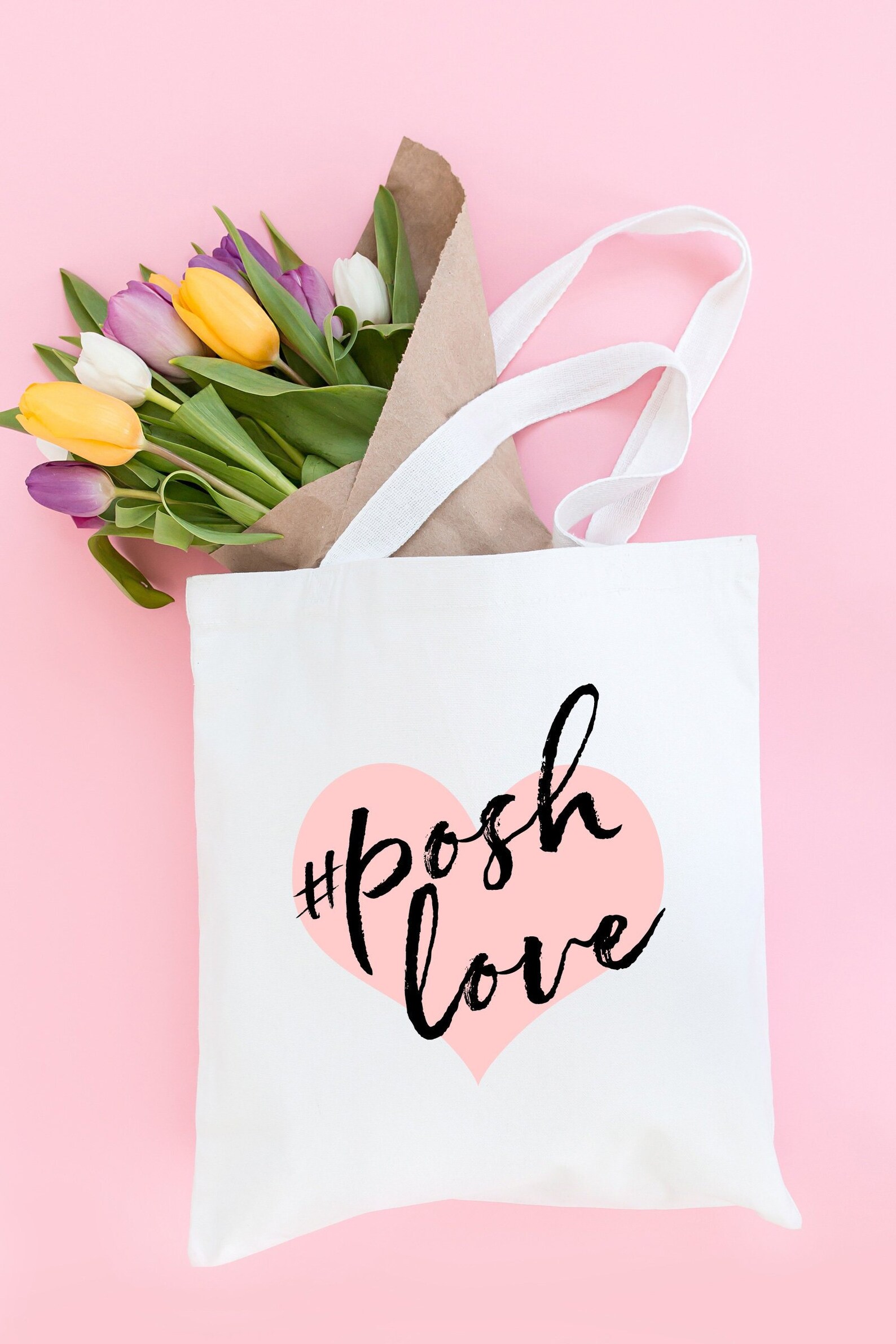 Posh Love Revendedor Tote, Bolsa de comestibles, Bolsa de la compra ...