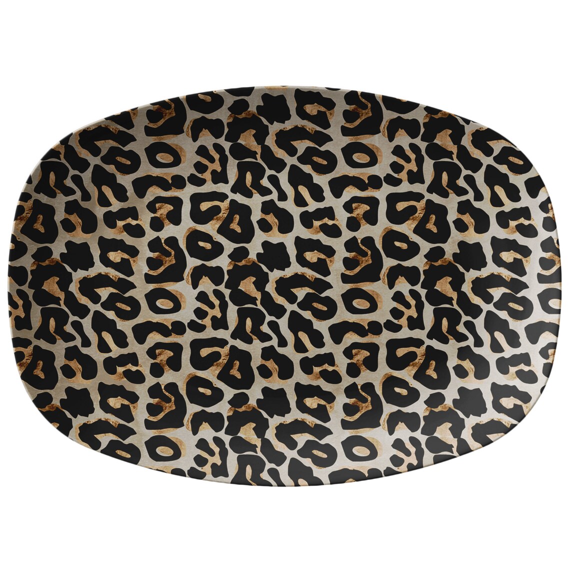 Luxe Leopard Print Serving Platter Animal Print Serving Dish - Etsy