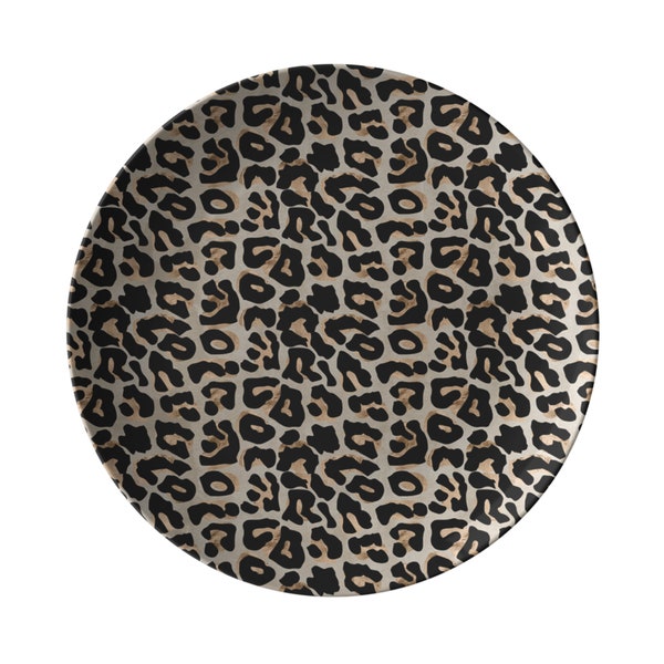 Cheetah Dinnerware Set - Etsy