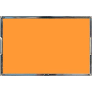 Neon Orange Acrylic Tray, Large Ottoman Tray, Orange Lucite Tray ...