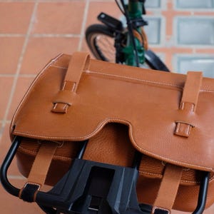 Leather Front Bag for Brompton - Etsy